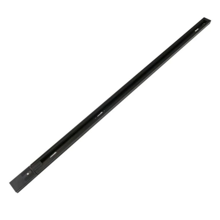 Riel Monofasico 2 Metros Negro Modelo Paladio | Ilumine