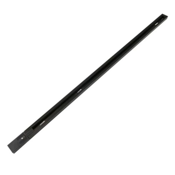 Riel Monofasico 2 Metros Negro Modelo Paladio | Ilumine